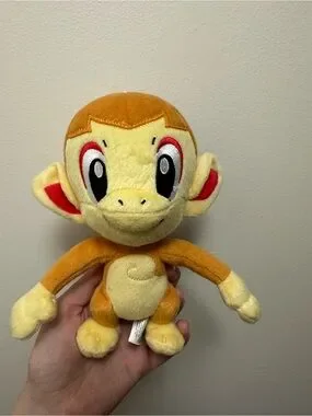 Pokemon | Toys | Official Pokemon Chimchar Plush Doll Figure 8 25 Tomy ...